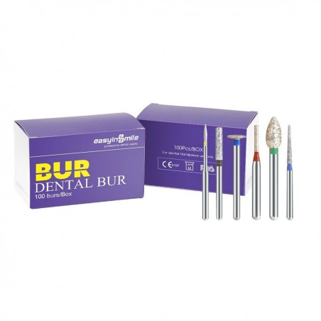 $69.99 bur dental tool Easyinsmile 100 PCS per Box RS:Rounded Shoulder