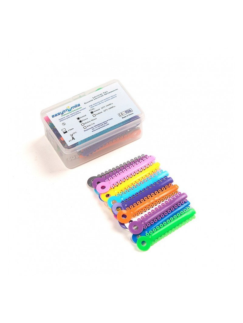 US$12 - ligas elasticas EASYINSMILE DENTAL ORTODONCIA ABRAZADERA TIES ...