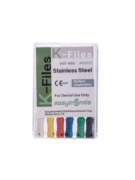 US$14.49 - 10packs Dental K Files Rotary Endodontic EASYISNMILE Dental ...