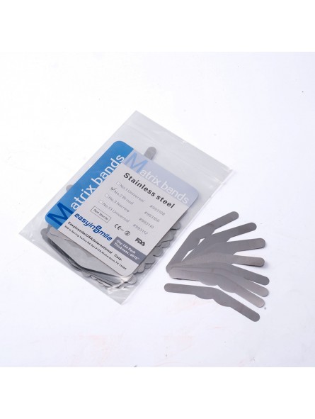 US$7.28 - Dental Matrix Bands EASYINSMILE Dental Stainless Steel ...