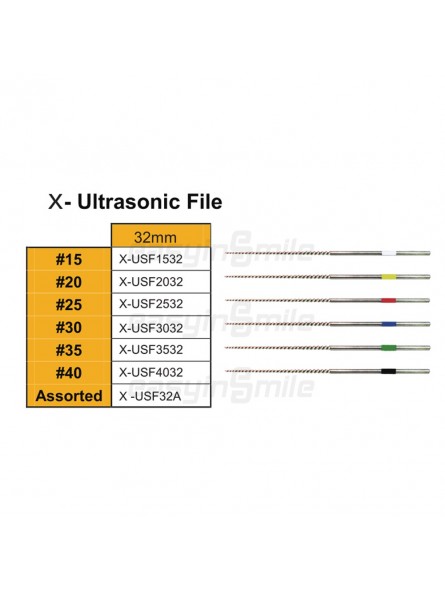 Ultrasonic Files EASYINSMILE Dental NITI Endo U-File Tip Cleaning File ...