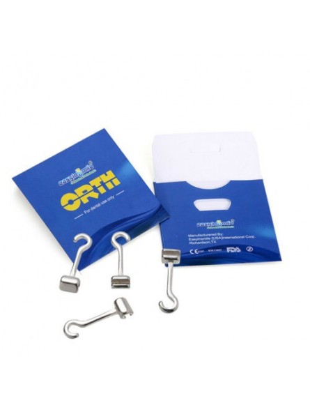 EASYINSMILE Dental Orthodontic Crimpable Hooks Sliding/Spiral Cross ...