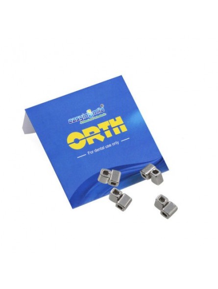 EASYINSMILE Dental Orthodontic Crimpable Hooks Sliding/Spiral Cross ...