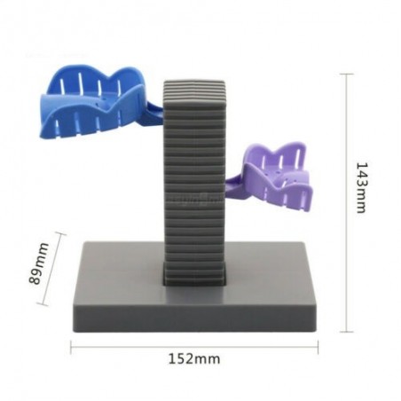 EASYINSMILE 1Pc Dental Lab Impression Tray Plaster Holder Stand Large ...