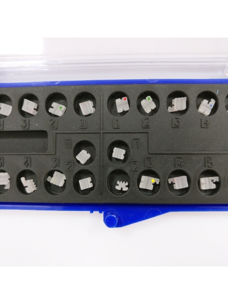 ceramic brackets Easyinsmile Roth Orthodontic Mesh base Ceramic Bracket ...