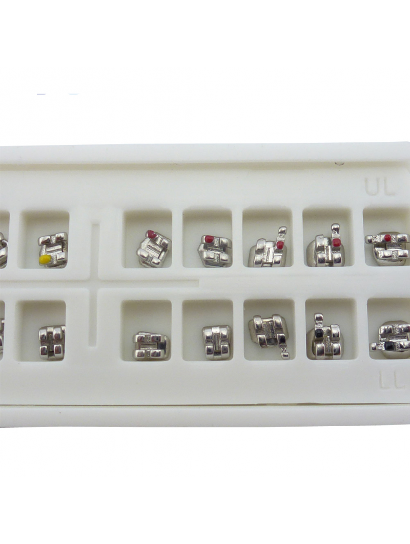 US$ 25 Easyinsmile MBT Orthodontic Metal Bracket metal braces Metallico ...