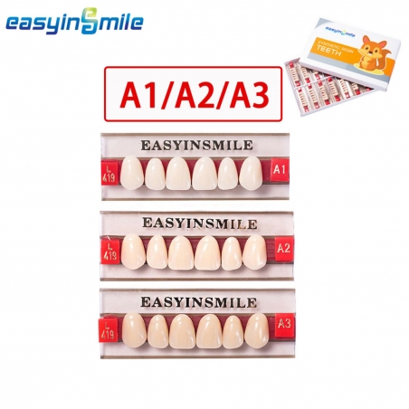 Dental Denture Acrylic Resin Teeth Full Set /Anterior /Posterior Shade ...