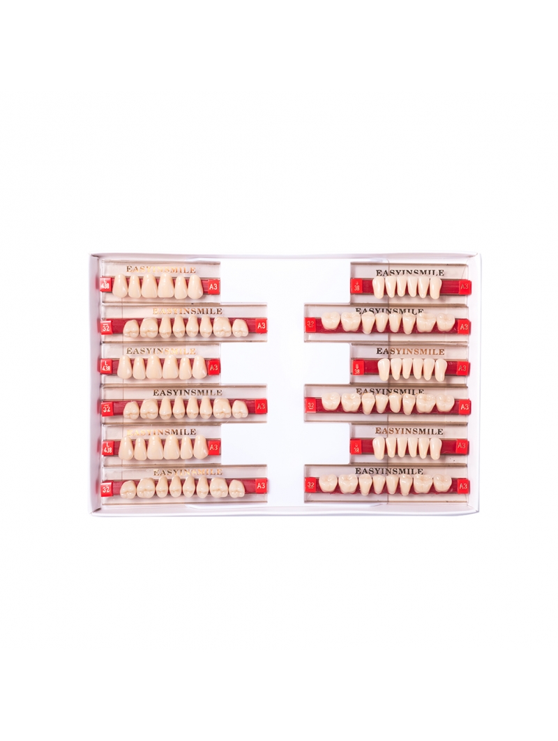 Dental Denture Acrylic Resin Teeth Full Set /Anterior /Posterior Shade ...