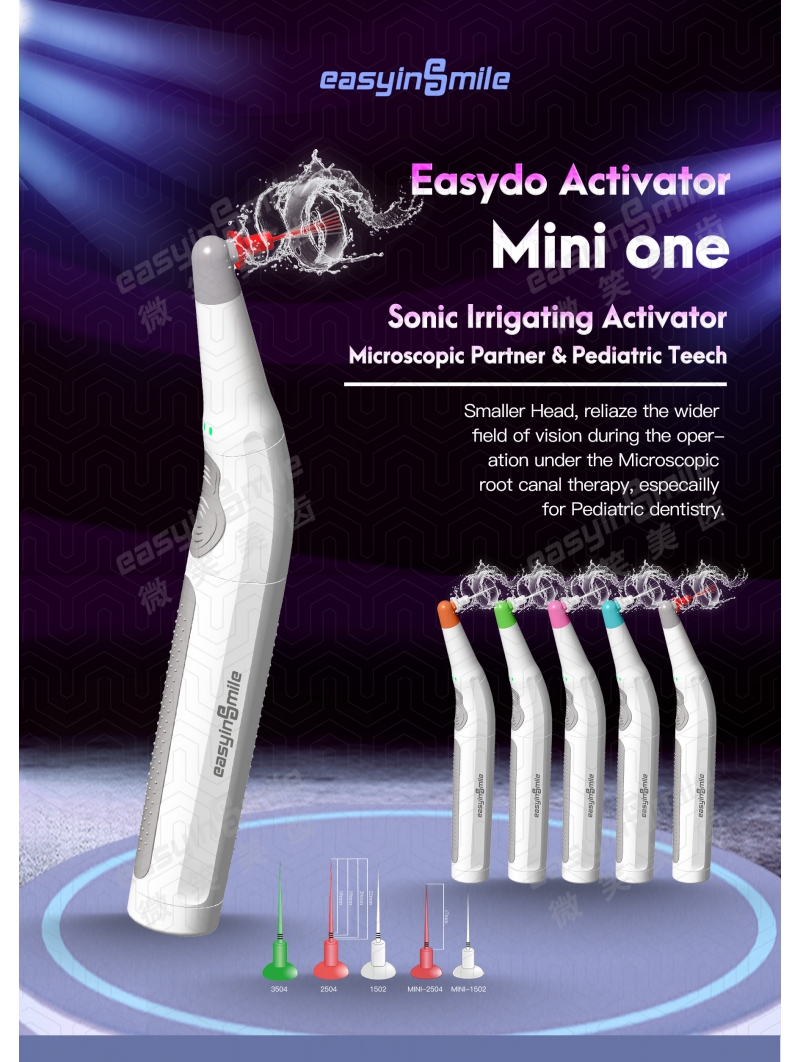 Easyinsmile Endodontic EASYDO Endo Activator Oral Mini Sonic Irrigator With 45pc Soft Tips ...