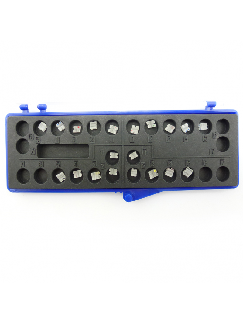 US$ 18 Easyinsmile MBT Orthodontic Ceramic Bracket ceramic braces CRYSTAL