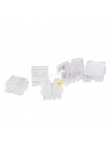 Easyinsmile 5Packs Orthodontic Clear Braces Brackets Roth/MBT 018/022 ...
