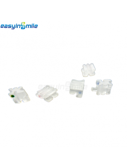 Easyinsmile 5Packs Orthodontic Clear Braces Brackets Roth/MBT 018/022 ...