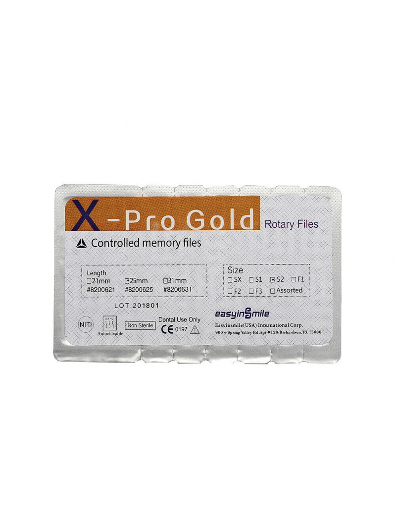 Easyinsmile 400Packs Endodontic Dental Endo Files X-Pro Gold Taper ...
