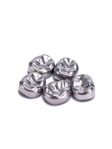 Easyinsmile 48 Size 300/pk Dental Kids Crown Stainless Steel Molar ...