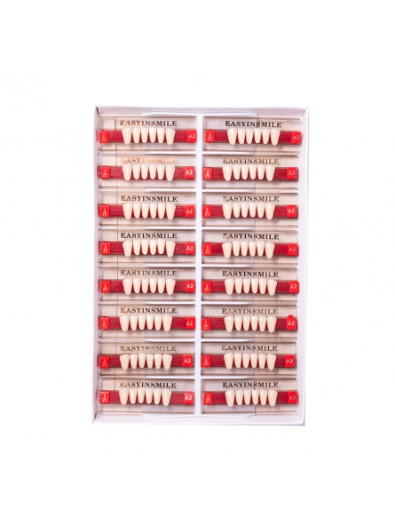 Easyinsmile 84/96Pcs Dental Denture Acrylic Resin Teeth DIY False Full ...