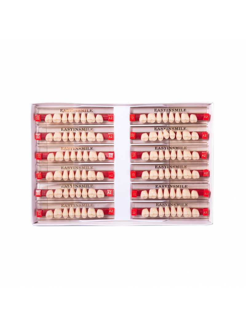 Easyinsmile 84/96Pcs Dental Denture Acrylic Resin Teeth DIY False Full ...