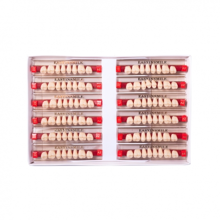 Easyinsmile 84/96Pcs Dental Denture Acrylic Resin Teeth DIY False Full ...