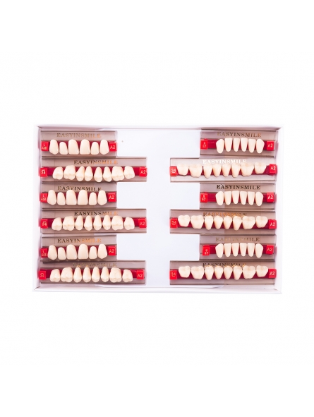 Easyinsmile 84/96Pcs Dental Denture Acrylic Resin Teeth DIY False Full ...