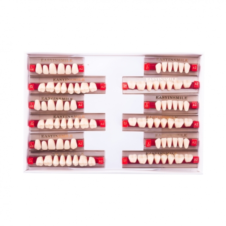 Easyinsmile 84/96Pcs Dental Denture Acrylic Resin Teeth DIY False Full ...