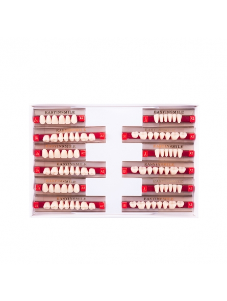 Easyinsmile 84/96Pcs Dental Denture Acrylic Resin Teeth DIY False Full ...
