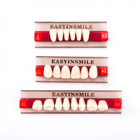Easyinsmile 84/96Pcs Dental Denture Acrylic Resin Teeth DIY False Full ...