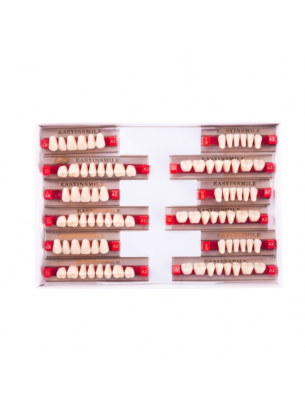 Easyinsmile 84/96Pcs Dental Denture Acrylic Resin Teeth DIY False Full ...