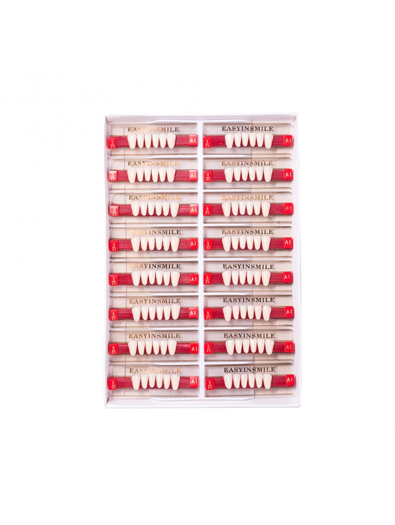Easyinsmile 84/96Pcs Dental Denture Acrylic Resin Teeth DIY False Full ...