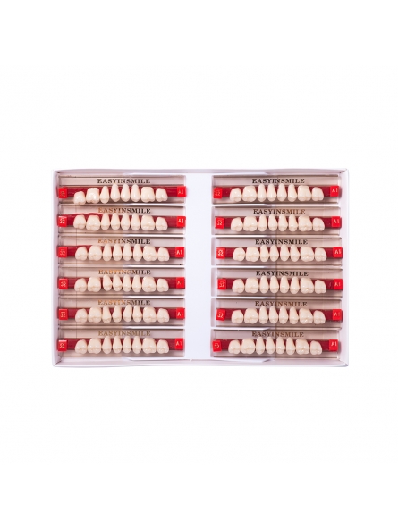 Easyinsmile 84/96Pcs Dental Denture Acrylic Resin Teeth DIY False Full ...