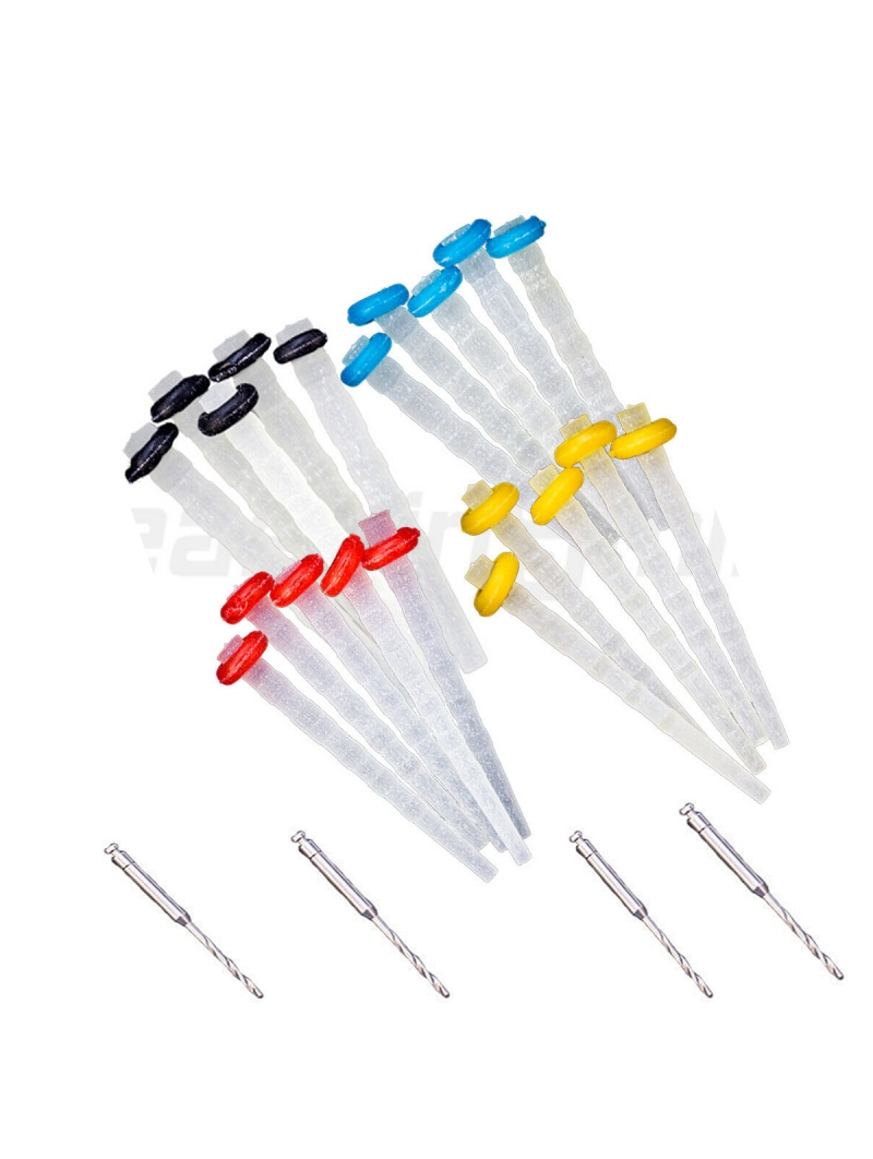 Easyinsmile 20Pcs Dental Endodontic Endo Root Canal Quartz Fiber Post 1 ...