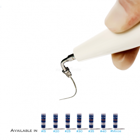 Dental Endodontic Ultrasonic Scaler Tip Files Endo Root Canal Cleaning NITI U FILE Tips 32MM ...