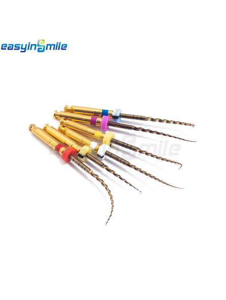 Easyinsmile Dental Endo Rotary Files X-Pro Gold Taper Endodoncia NITI ...