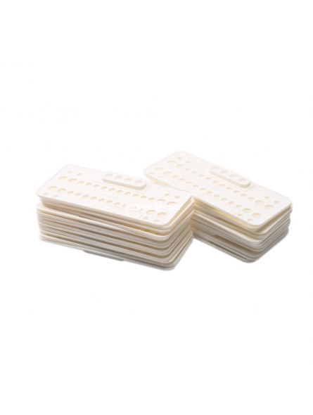 Easyinsmile 25Pcs Dental Orthodontic Brackets Trays Braces Buccal Tube ...