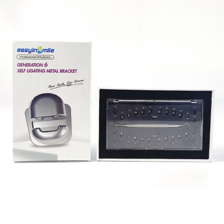 Easyinsmile Dental Orthodontic Metal Bracket Ortho Spherical Self ...