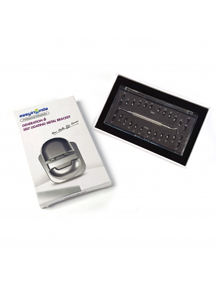 Easyinsmile Dental Orthodontic Metal Bracket Ortho Spherical Self ...