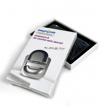 Easyinsmile Dental Orthodontic Metal Bracket Ortho Spherical Self ...