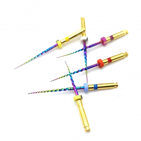 Easyinsmile Dental Endo Rainbow Files Endodontic Root Canal Rotary NITI ...