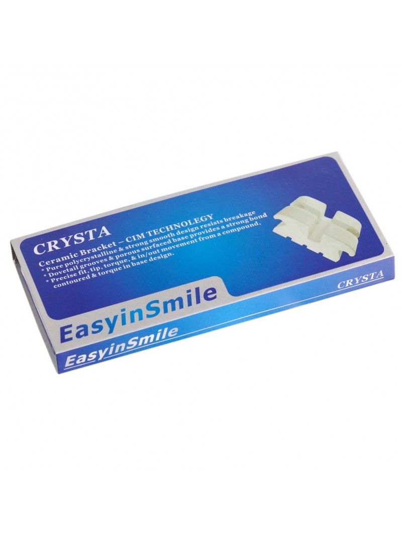 US$ 18 Easyinsmile MBT Orthodontic Ceramic Bracket ceramic braces CRYSTAL