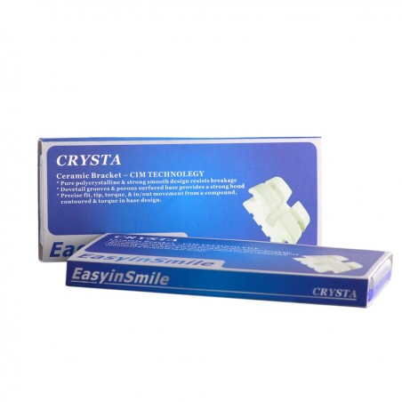 US$ 18 Easyinsmile MBT Orthodontic Ceramic Bracket ceramic braces CRYSTAL
