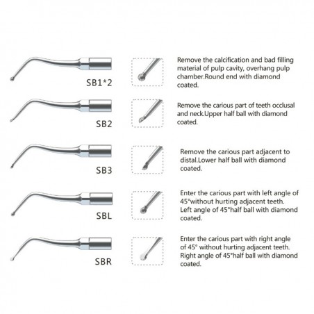 US$60.00 - scaler tip Easyinsmile ECKS EMS Woodpecker Dental scaler Tip ...
